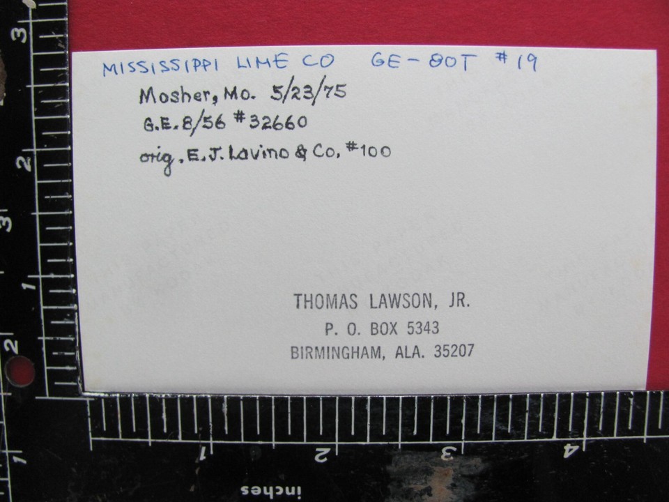 MISSISSIPPI LIME CO RAILROAD DIESEL LOCOMOTIVE #1001 PHOTO MOSHER ...