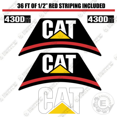 Fits Caterpillar 430D IT Decal Kit Backhoe Loader - 7 YEAR 3M VINYL! | eBay