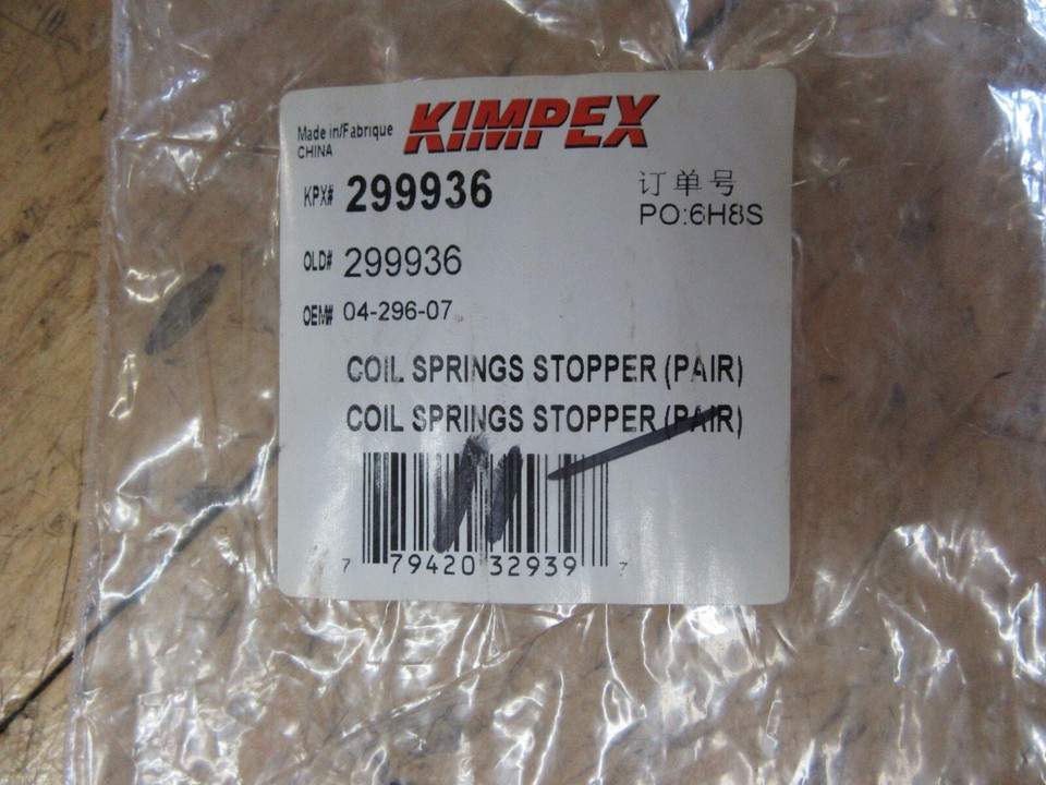 NEW! KIMPEX COIL SPRING STIFFNER/STOPPER #299936/#04-296-07 Item #464 ...