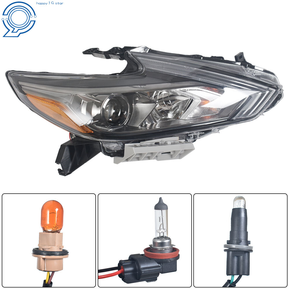 For 2016 2017 2018 Nissan Altima Headlight Assembly Halogen RH ...