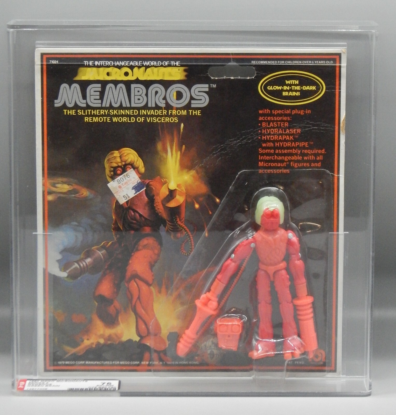 1980 vintage AFA 75 Mego MICRONAUTS alien MEMBROS Microman MOC toy ...