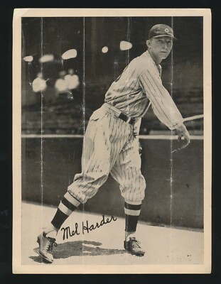 1936 R311 National Chicle Premiums (Glossy) -MEL HARDER (Cleveland ...