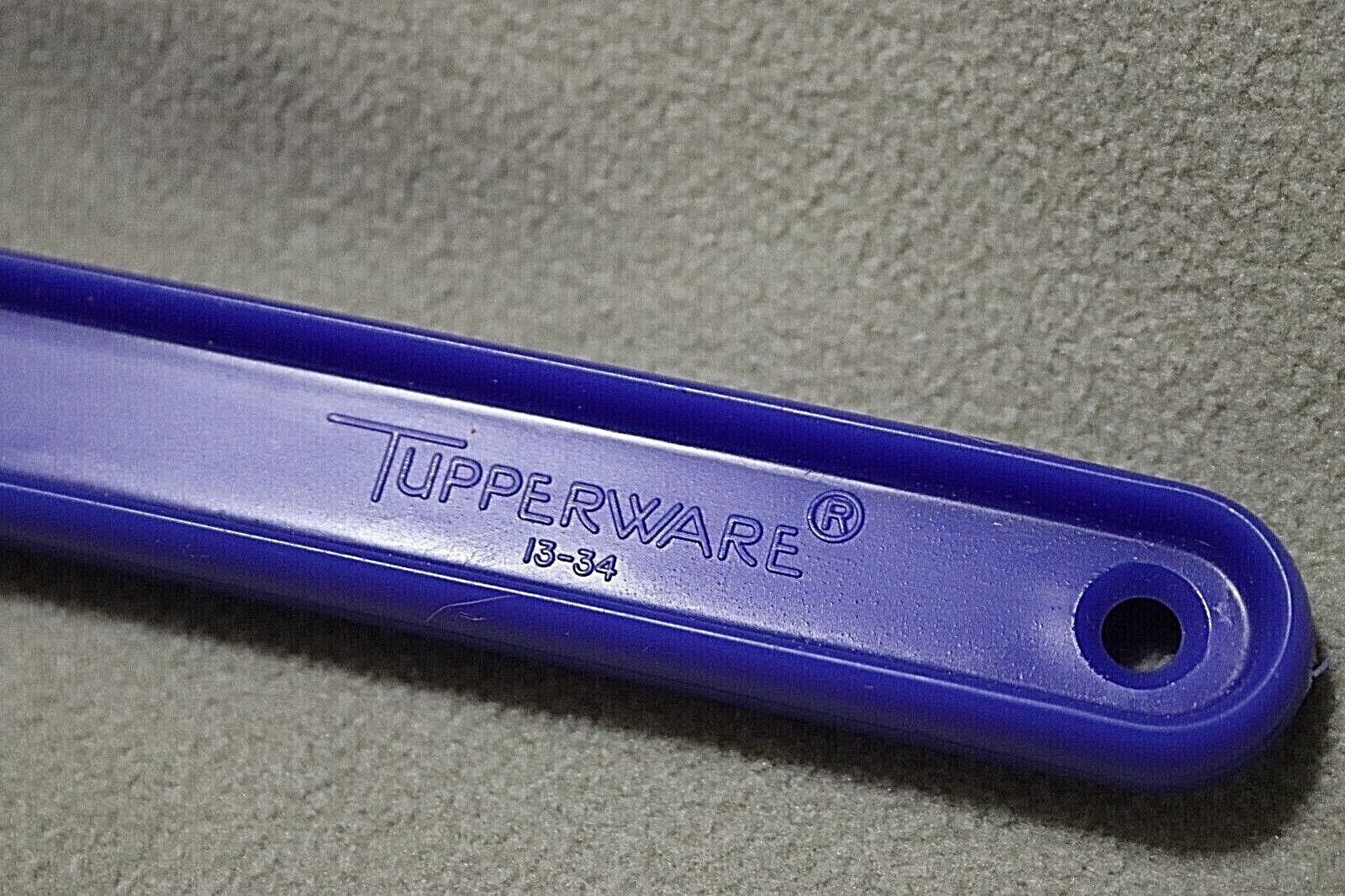 Tupperware Scraper Spatula 8 1/2' bright blue new | eBay
