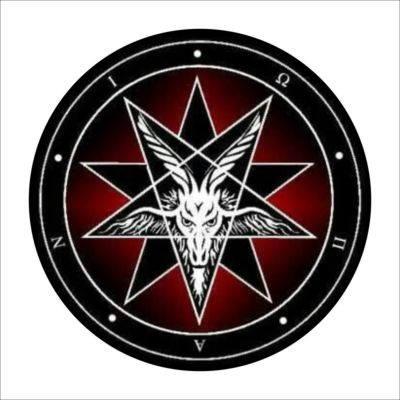 METAPHYSICAL ILLUMINATI BAPHOMET GOAT HEAD SATAN PENTAGRAM DEVIL WICCA ...