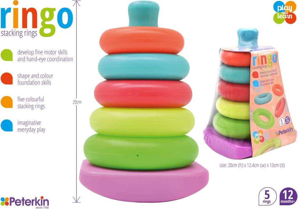 NEW Peterkin Ringo - Stacking Rings from Mr Toys | eBay