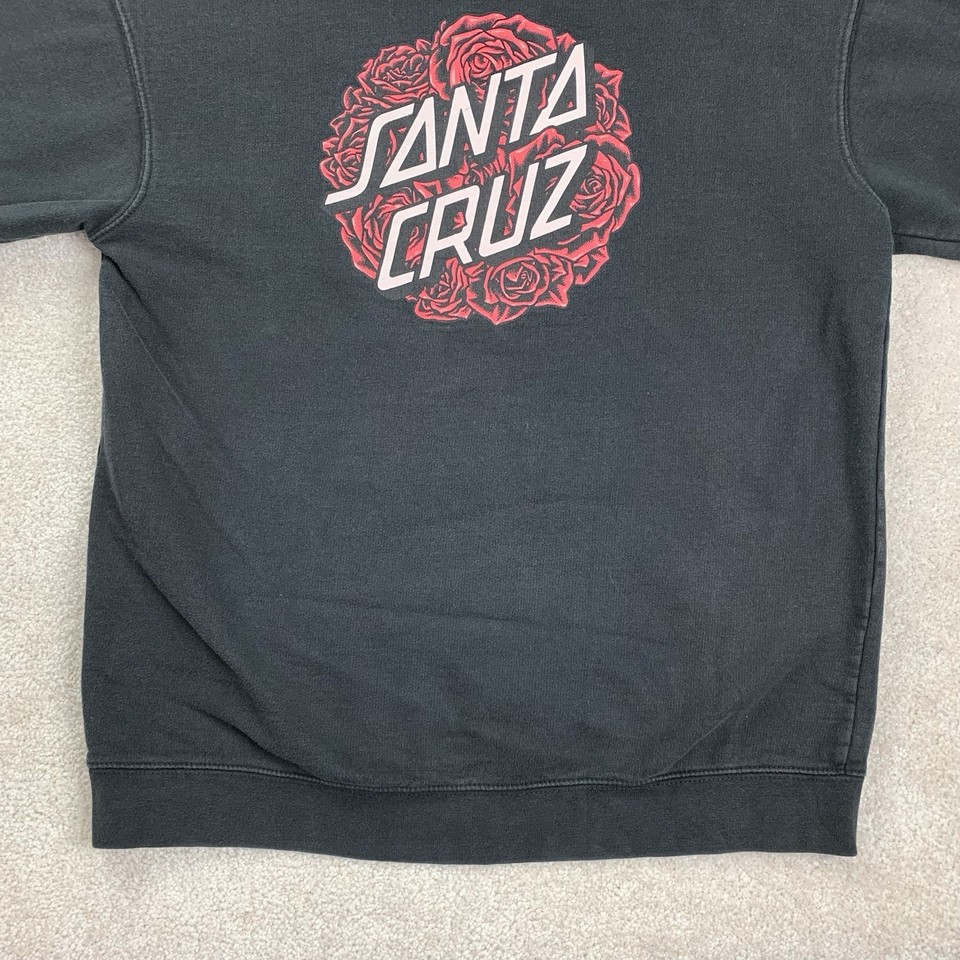 Santa Cruz Pullover Hoodie Sweater Kids Youth Size Large Black | eBay
