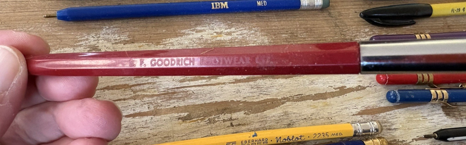 Vintage office pens Bic Banana Lindy Wearever Plymouth Eberhard ...