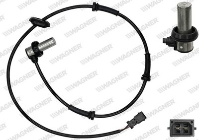 WAGNER ABS Sensor Raddrehzahl Drehzahlfühler für Audi A4 Avant 8D5 B5 ...