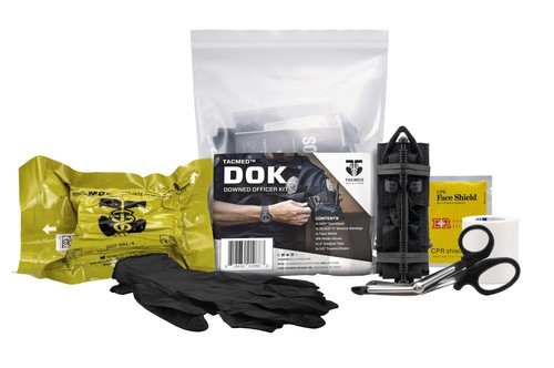 Downed Officer Kit (DOK) with SOF Tourniquet, Compressed Gauze Trauma ...
