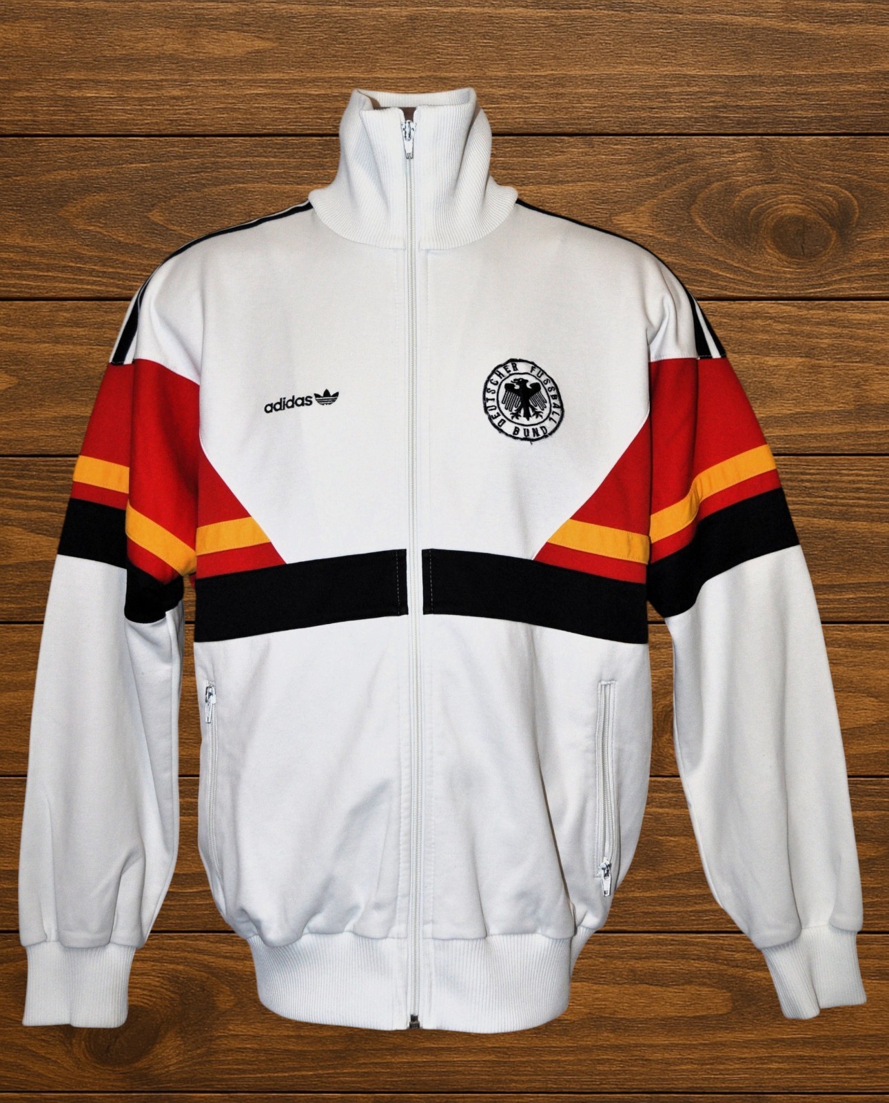 Vintage Adidas West Germany Trefoil Track Jacket Size… - Gem