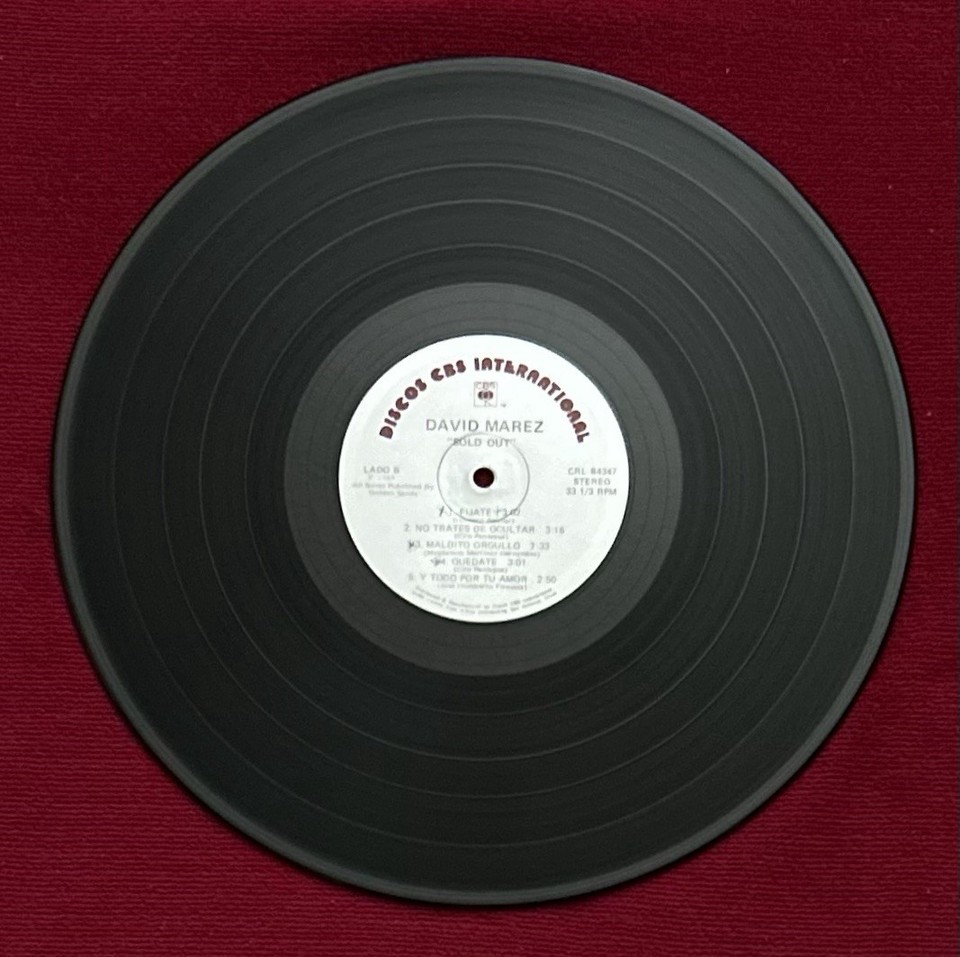 DAVID MAREZ-SOLD OUT-1988 CBS 84347-EARLY TEJANO-PURO TEJANO NM/VG | eBay