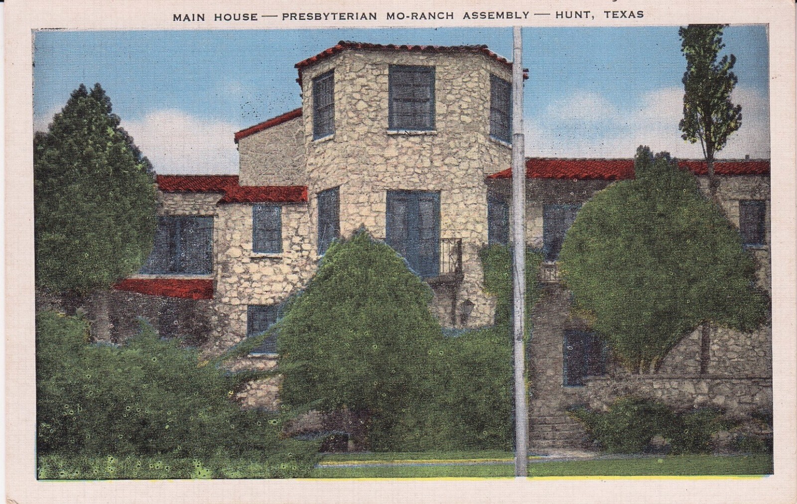 (2) PRESBYTERIAN MO-RANCH ASSEMBLY - HUNT, TEXAS - EKC Natural Color ...