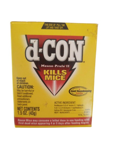 d-CON REC00051 1.5oz Mouse-Prufe Ii Poison One Bait Wedge for sale ...