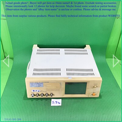 HIOKI 3532-50, LCR HiTESTER PVC panel dis-color as photos, sn:9487 ...