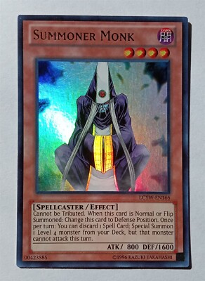 YuGiOh - Summoner Monk - LCYW-EN166 - Super Rare Holo - LP | eBay