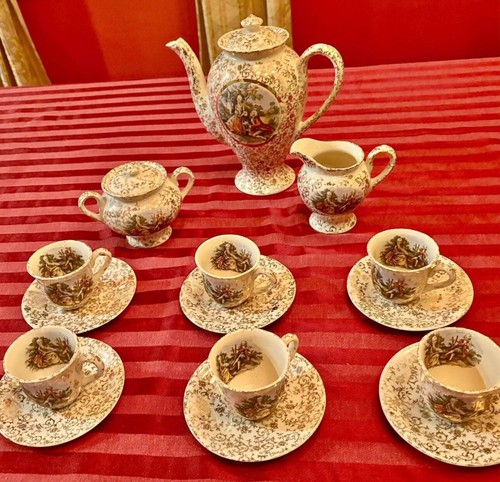 Royal China Warranted 22 Carat Gold Liberty Colonial Tea Set Antique ...