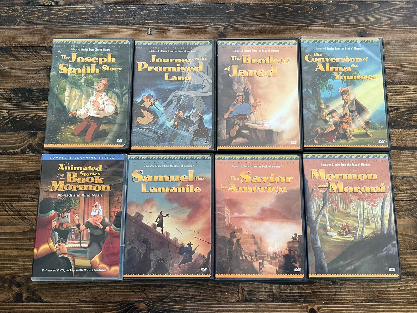 The Animated Stories From the Book of Mormon - Set Of 8 DVDs Living ...