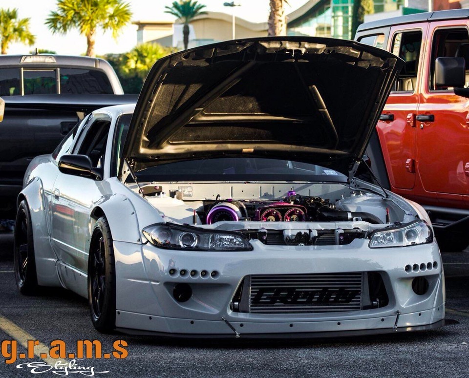 Nissan Silvia S14 to S15 conversion kit S14.5 Version 1 front bumper v9 ...