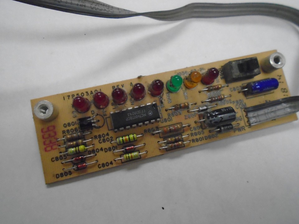 Water Furnace Status LED Board 17P503A01 with Harness - USED | eBay