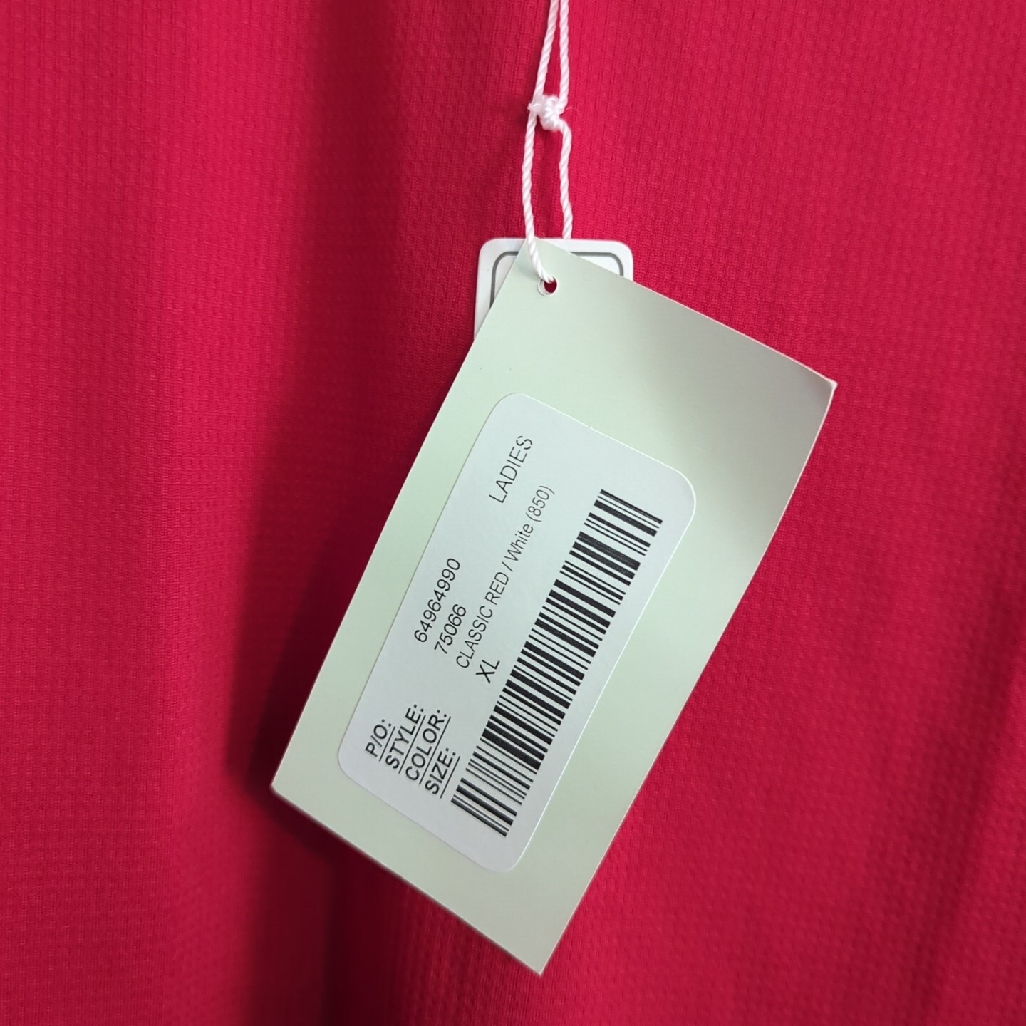 NEW! Extreme Performance Shirt Women's XL UPF 40 Red White Polo Short ...