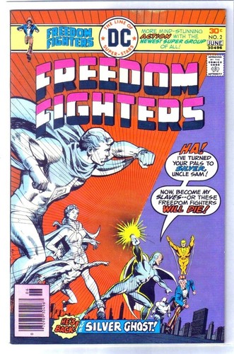 FREEDOM FIGHTERS #2 The Silver Ghost! DC Comic Book ~ VF | eBay