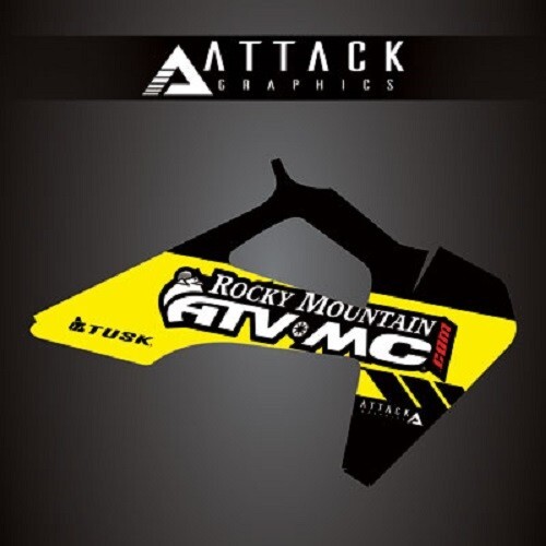 Attack Graphics Renegade Radiator Shroud Decal Yellow | eBay