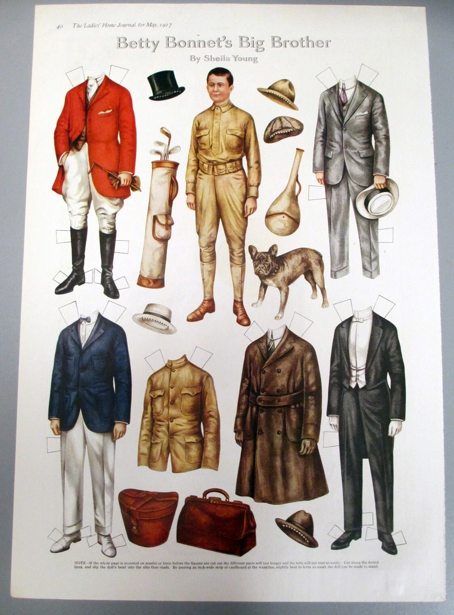 Man Paper Dolls