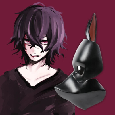 Tokyo Ghoul Kirishima Ayato Cosplay Mask Props Black Rabbit Full Mask ...