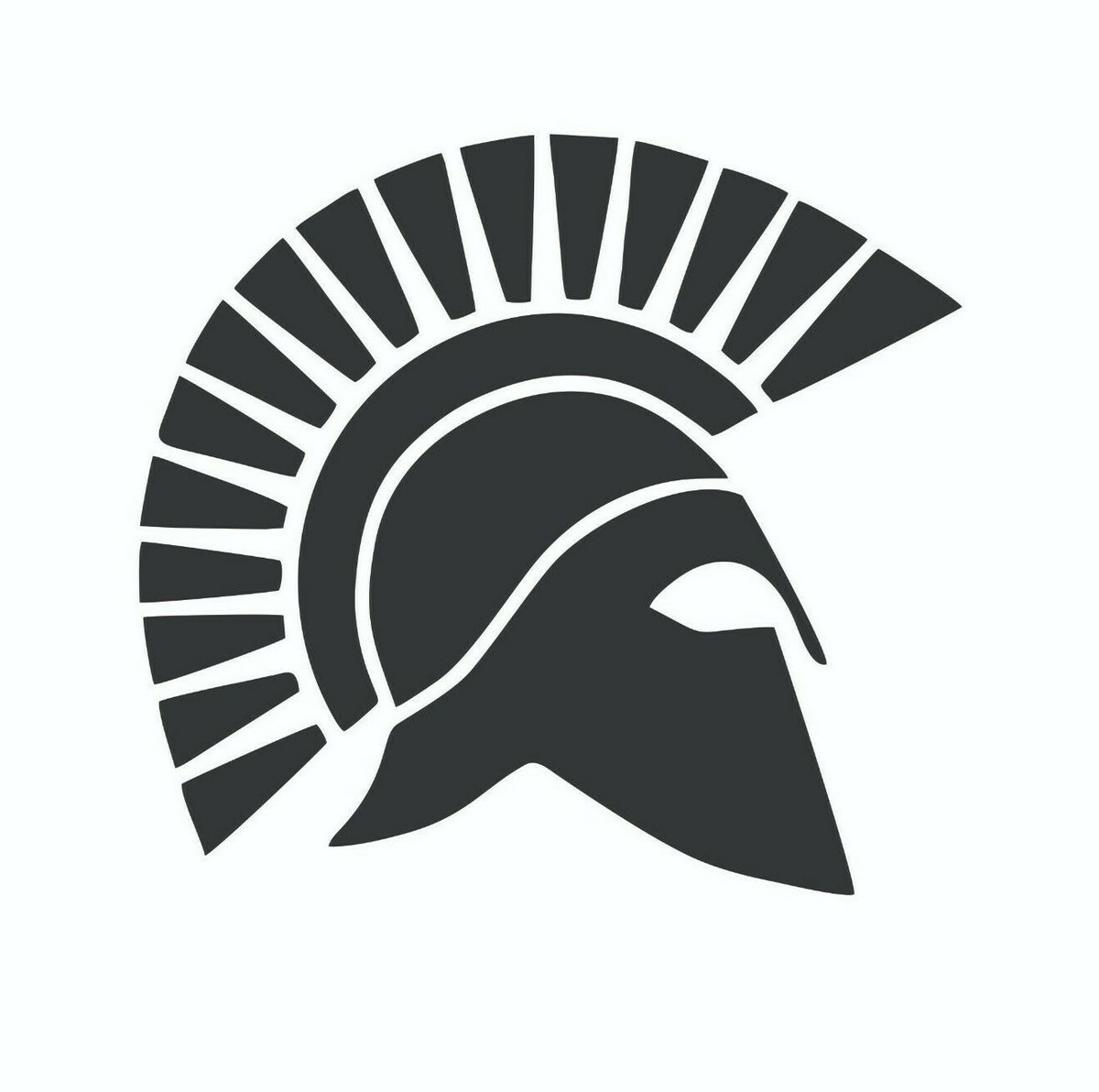 Spartan Helmet Car Decal