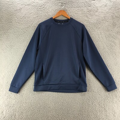 Xersion Studio X Pullover Sweatshirt Mens Small Blue Quick Dri Pockets ...