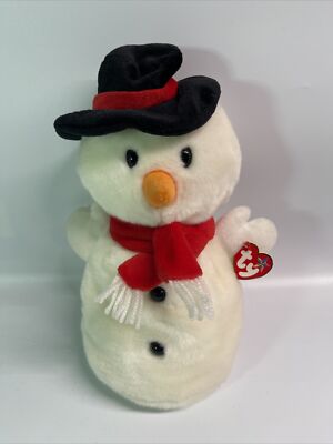 Ty Beanie Buddy Snowball Snowman 12" With Tag Year 2001 Christmas ...