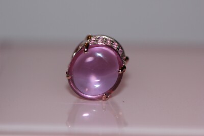 AUTH NIB 2021 PANDORA ROSE™ Pink Oval Cabochon charm 789309c02 $90 BOX ...