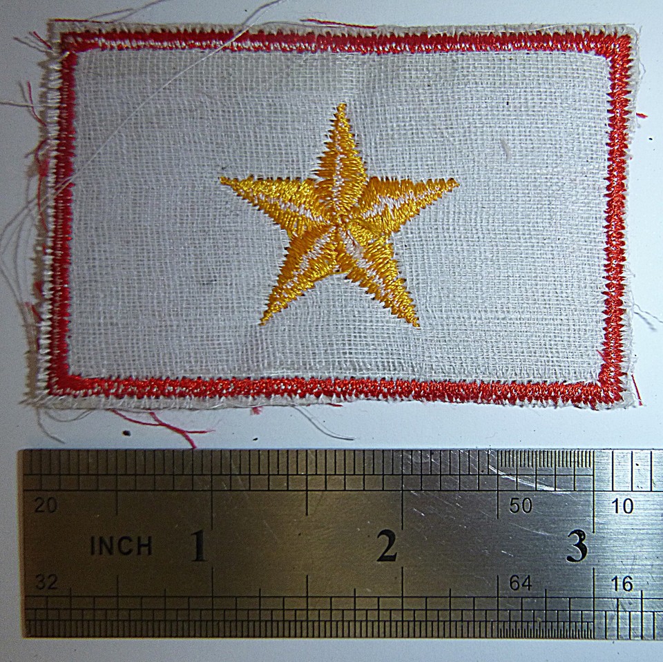Flag Patch - National Vietnam Army - VC - Viet Cong - NVA - Vietnam War ...