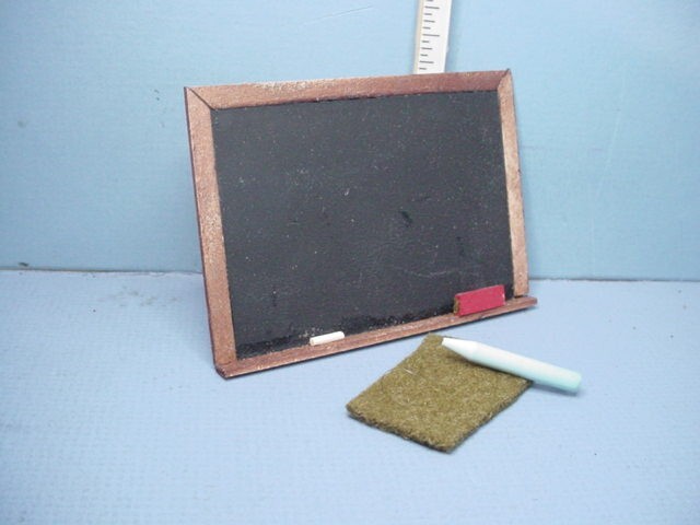 Miniature Chalkboard/Blackboard Small Rustic Handcrafted 1/12 Scale | eBay