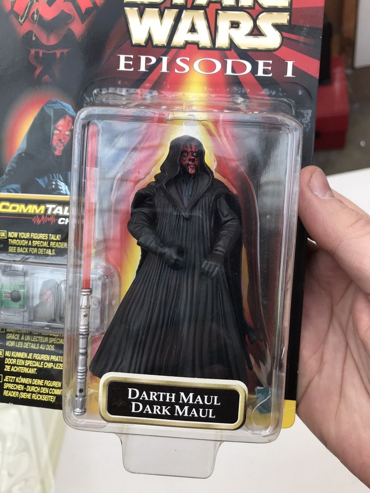 Star Episode 1 Darth Maul Figure Signed By Ray Park Autograph Sealed ...