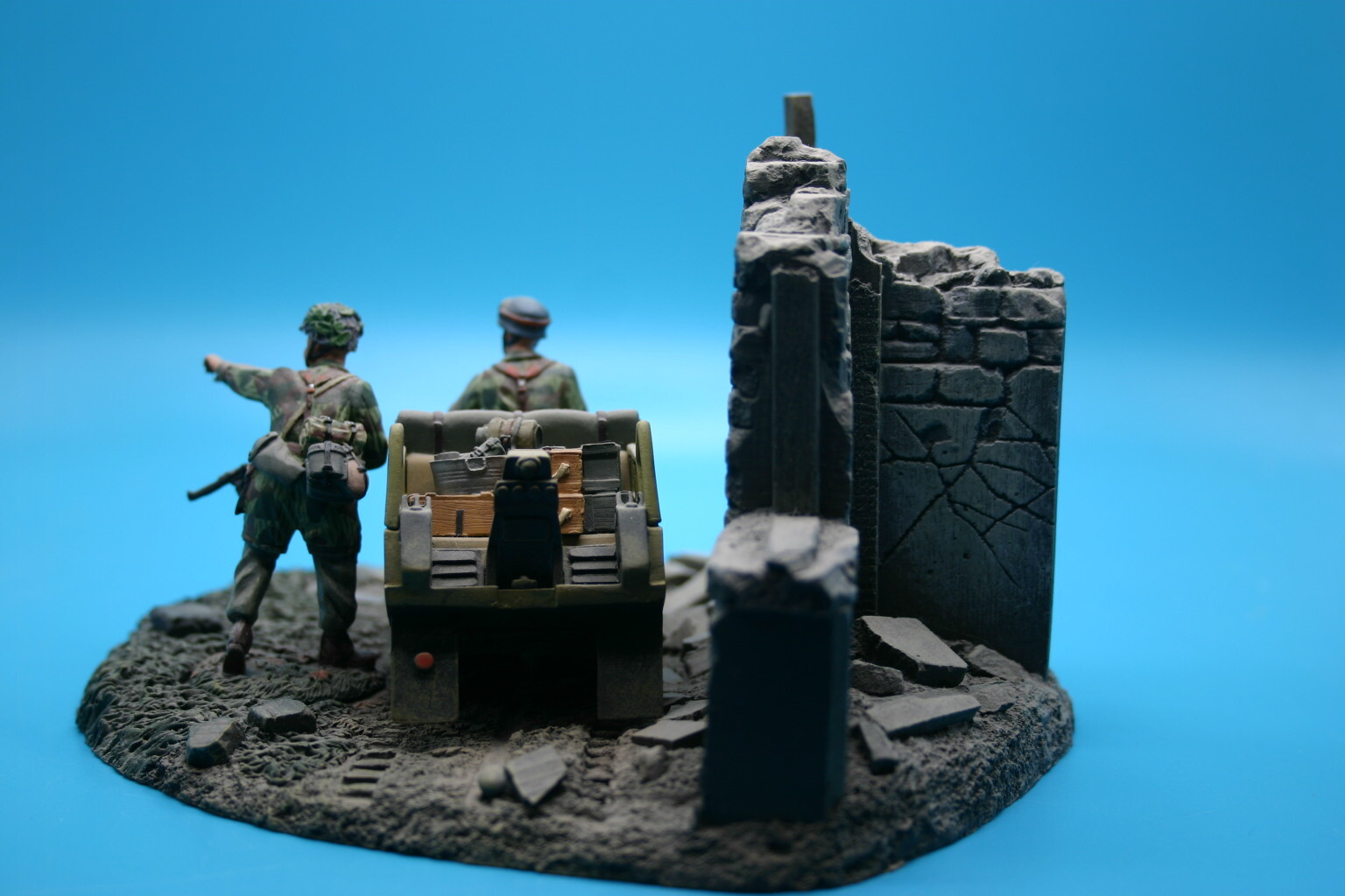54MMW BRITAIN 54MM W BRITAIN WWII NORMANDY GERMAN FALLSCHIRMJAEGER ...