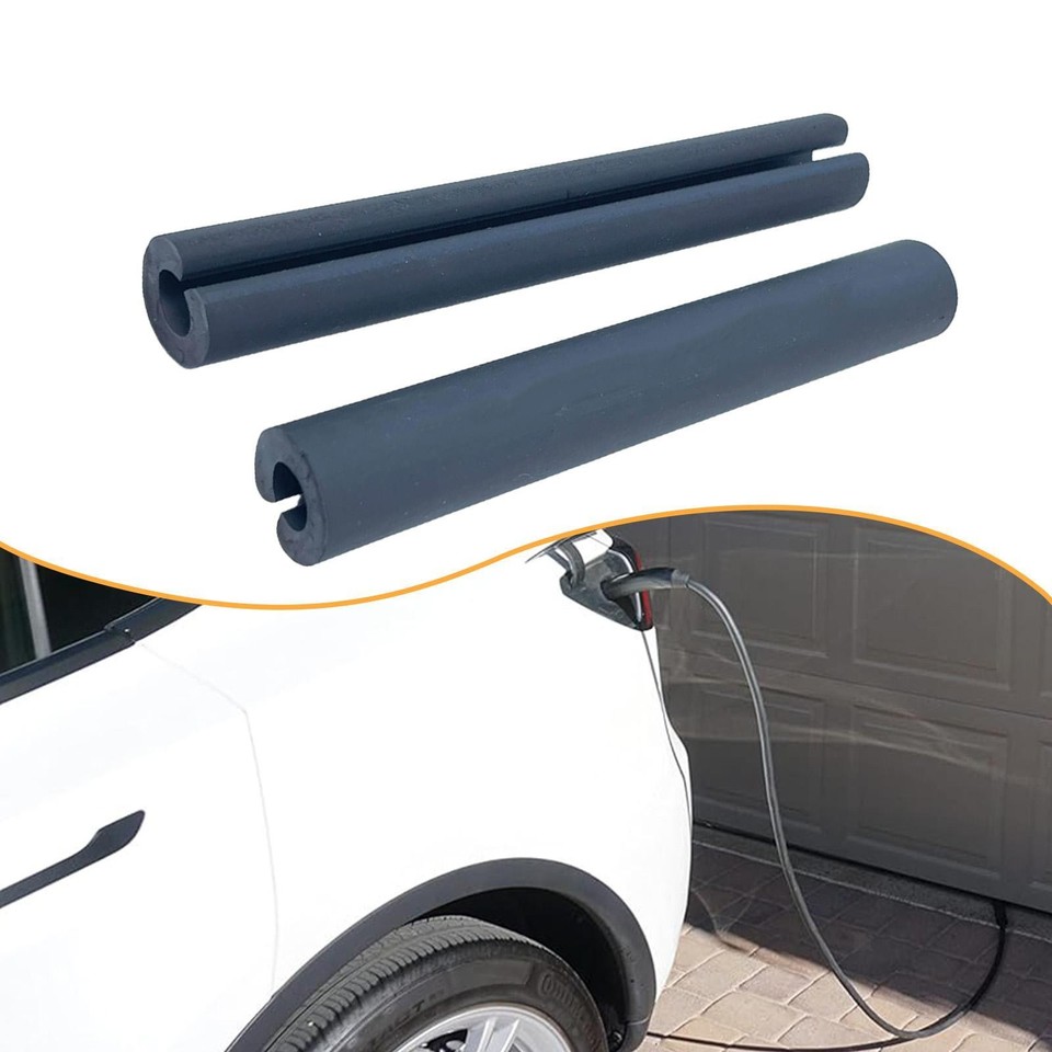 2Pcs EV Charger Cable Protector Heavy Duty Wire Cover Cable Protection ...