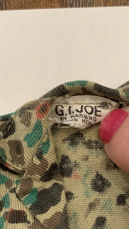 Vintage GI JOE Clothing Life Vest,Camo Long Sleeve Shirt, Brown Pants ...