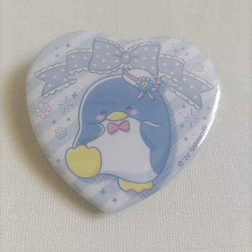 Sanrio Tuxedo Sam Heart-Shaped Can Badge | eBay