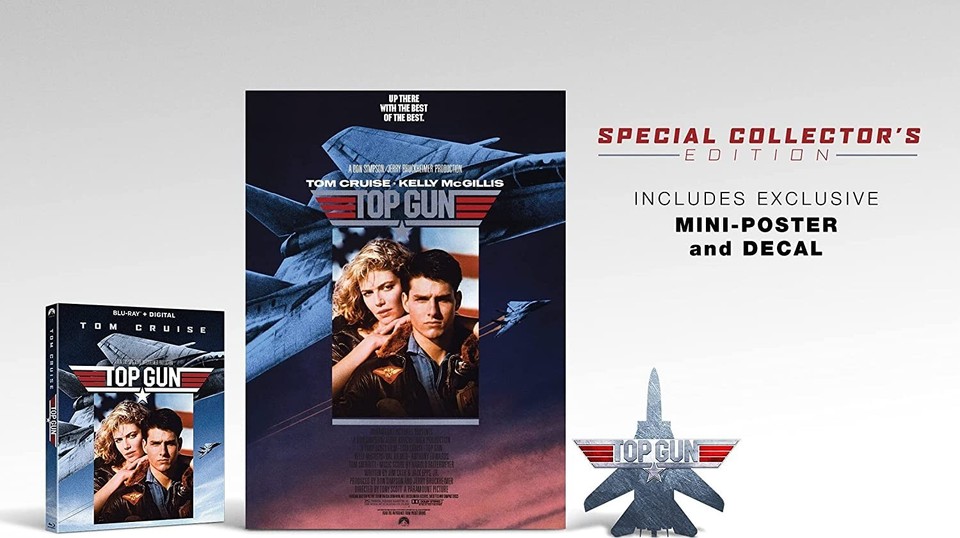 Top Gun (Blu-ray) Kelly McGillis Anthony Edwards Tom Skerritt Tom ...