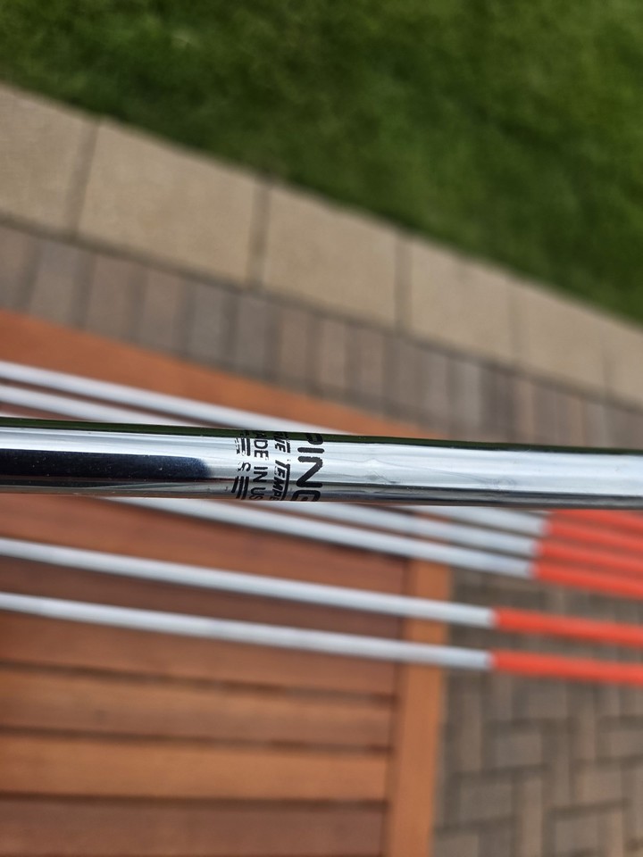 Ping S58 Iron Set 3-PW Orange Dot Stiff Steel Mens RH | eBay