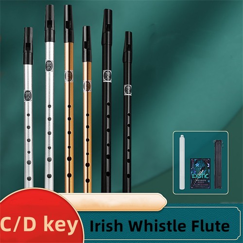Musical Instruments Irish Whistle Tin Whistle 6 Holes C/D Key For ...