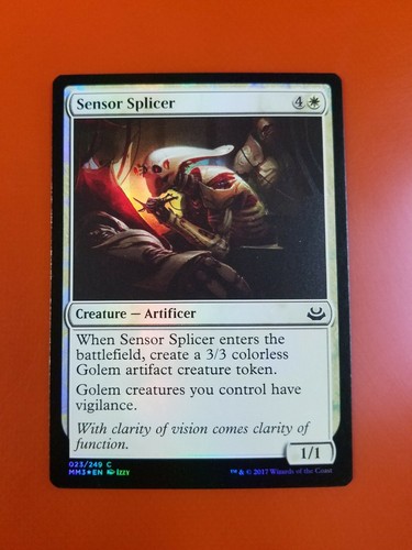 1x Sensor Splicer | FOIL | Modern Masters 2017 | MTG Magic Cards | eBay