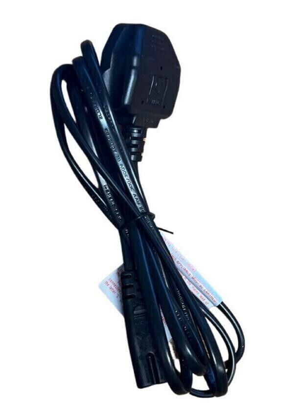 Figure of 8 Mains Power Lead IEC C7 Cable PS5 PS4 PS3 XBOX ONE SLIM ...