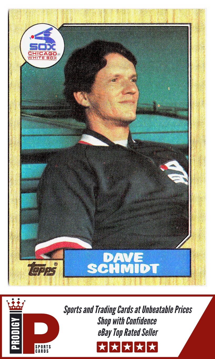 Dave Schmidt 1987 Topps Baseball #703 Chicago White Sox | eBay