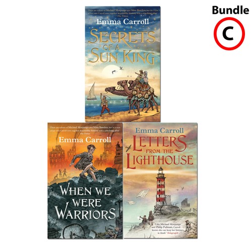 Emma Carroll Books Secrets of a Sun King, When we were Warriors ...