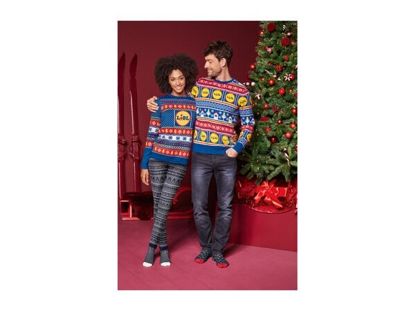 Official Lidl Novelty Christmas Jumper Men Women Soft Elasticated Lidl ...
