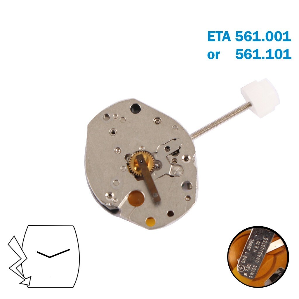 ETA 561.101 Swiss Watch Movement, 3 Hands , Height 2 (4.30). | eBay