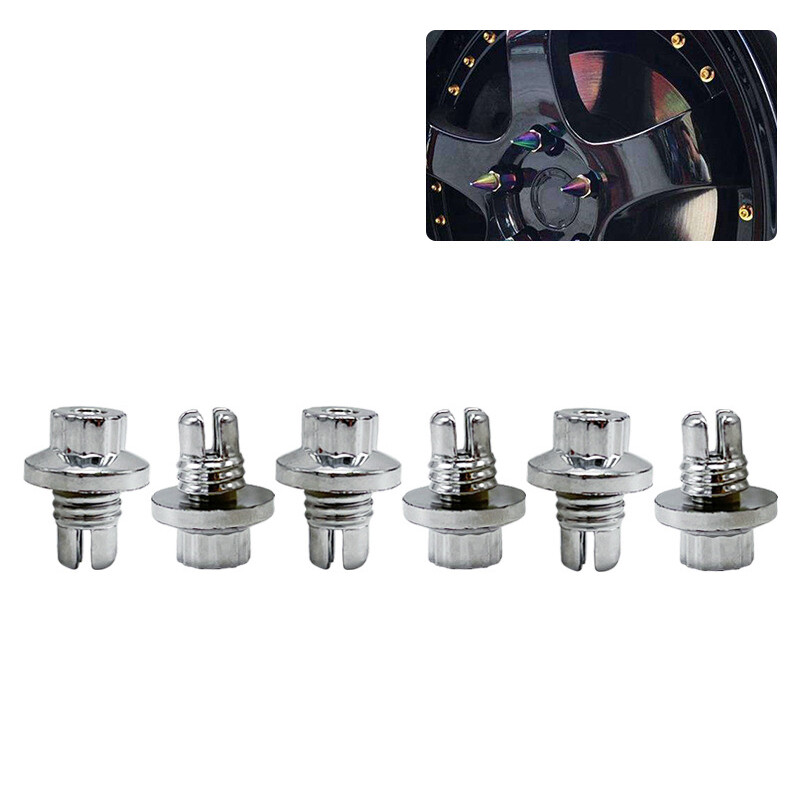 25Pcs Wheel Rivets Nuts Rim Lip Plastic Replacement Alloys BBS Rep ...