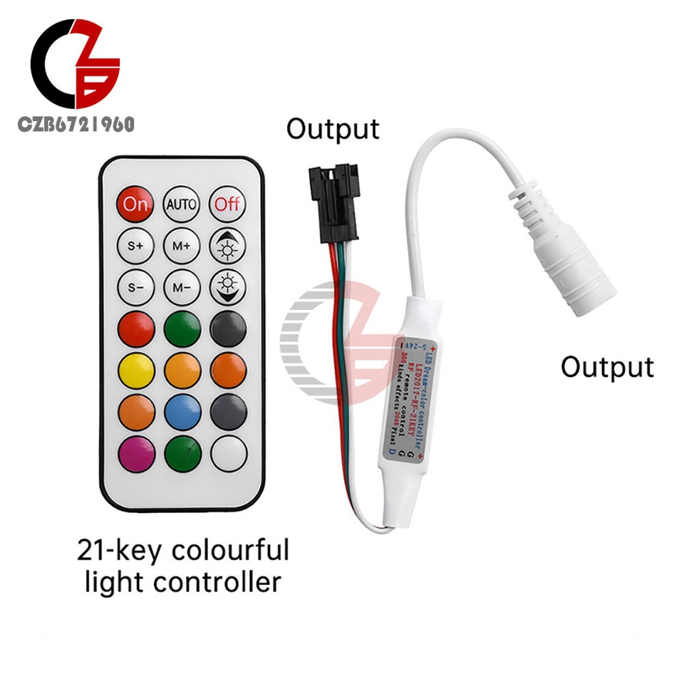 14Keys 21Key IR Remote Wireless Controller RGB LED Strip Light Dimmer Controller | eBay